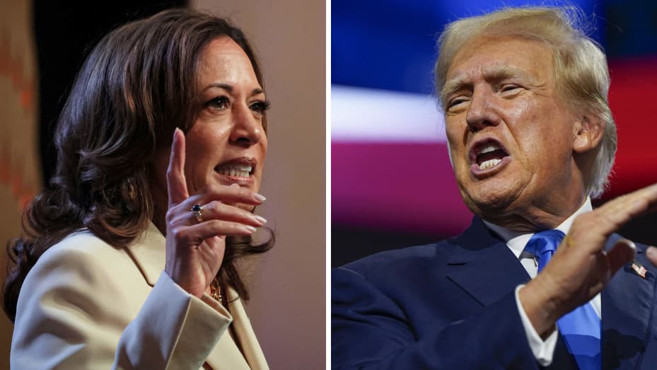 Donald Trump na Kamala Harris guhurira mu kiganiro mpaka – AHUPA VISUAL ...